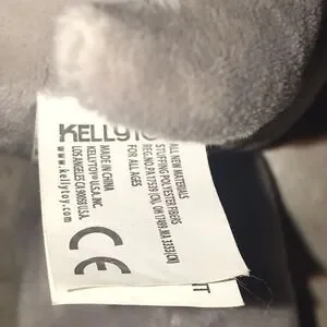 Kellytoy | Toys | Kellytoy Grey Elephant Plush Rattle Ribbed Ears ...